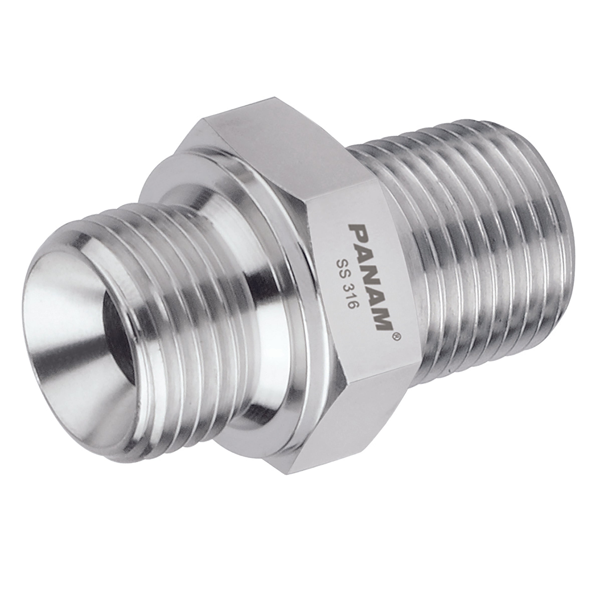 1.1/2" BSP x 1.1/2" NPT Male/Male; 2025-1710 | Panam Hydraulic | Buy Online