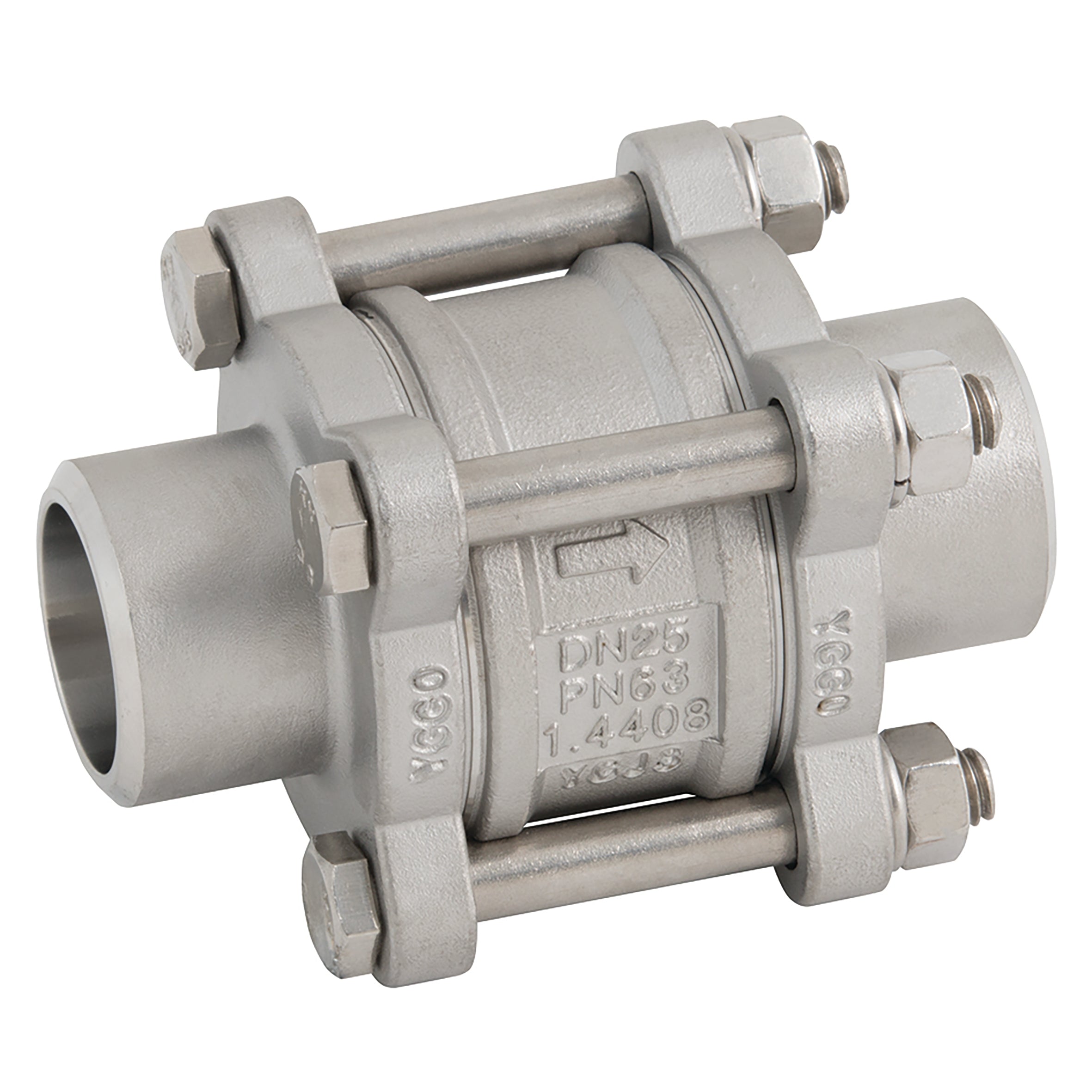 2026C-3B - 3" Nbbw S/S 3Pc Spring Check Valve | FT Pro | Buy Online UK