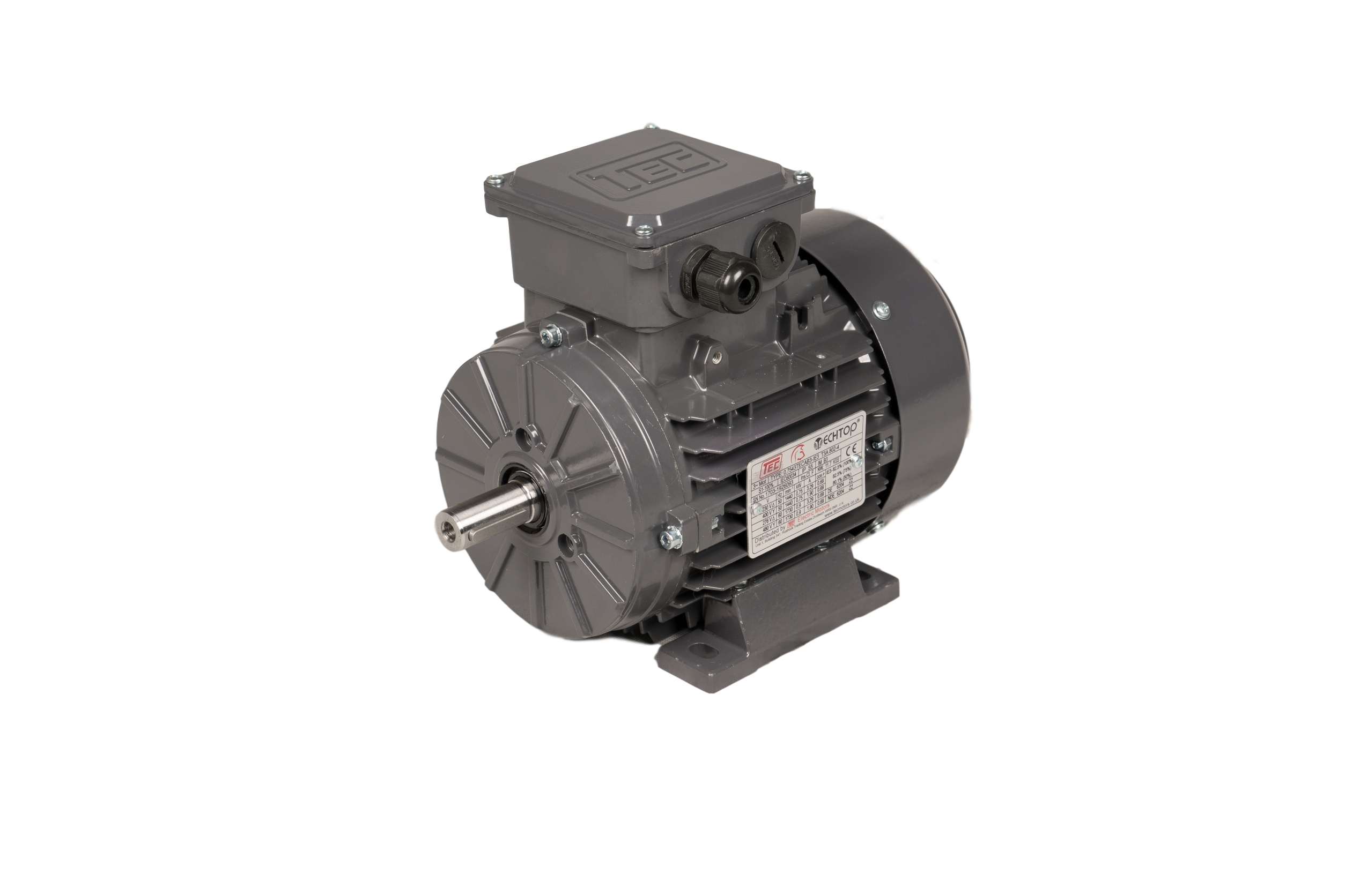 2.2kw, 2 pole, foot mounted motor